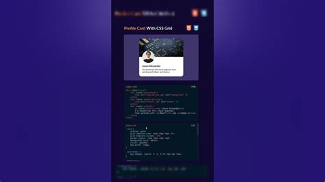 Profile Card Responsive Coding Shorts Html5css3 Resposivewebsite Youtube