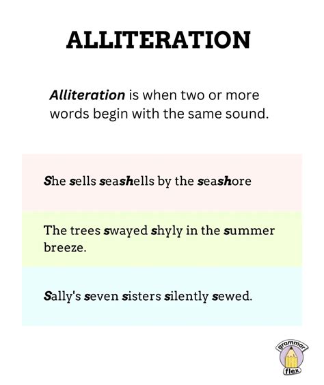Meaning Of Alliteration And Examples Meaning Of Alliteration And Examples