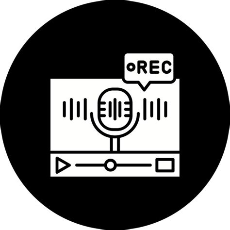 Premium Vector Recording Icon