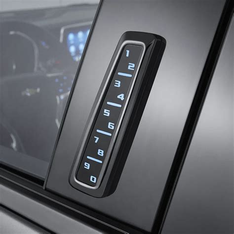 2020 Silverado 3500 Remote Keyless Entry System Vertical Wireless Key Pad Black 433 Mhz