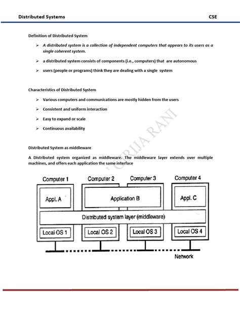 Distsysunit1notes Pdf Thread Computing Virtualization