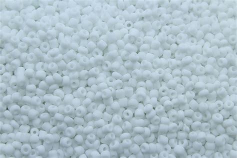 80 White Opaque Matte Price Per Gram Bead Trimming And Craft Co