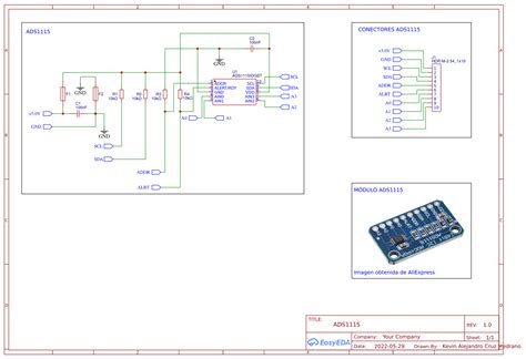 Modulo Ads1115 Oshwlab