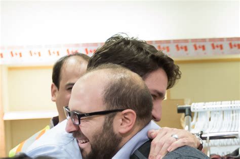 Prime Minister Justin Trudeau Welcomes Syrian Refugees To Canada At The