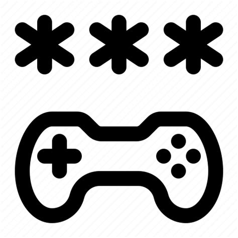 Game Password Code Security Privacy Invisible Encryption Icon