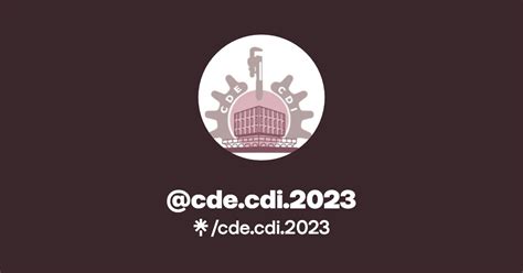 Cde Cdi 2023 Instagram Linktree