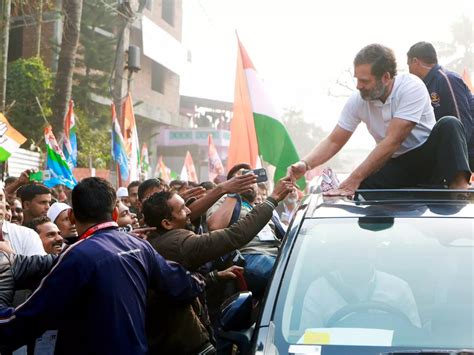 In Pics Rahul Gandhi Led Bharat Jodo Nyay Yatra Enters Bengal Amid