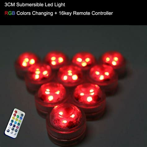 1 Stk Fest Te Mini Led Lys Med Batteri Fjernbetjen Grandado