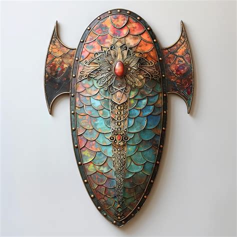 Dragon Shield Premium Ai Generated Image