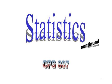 PPT Statistics PowerPoint Presentation Free Download ID 3403250