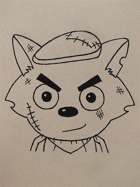 1 3岁儿童简笔画大灰狼（14张） 简笔画图片大全