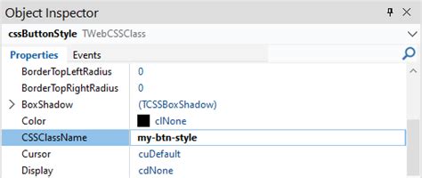 Delphi With Tms Web Core Hover And Twebcssclass Component Stack
