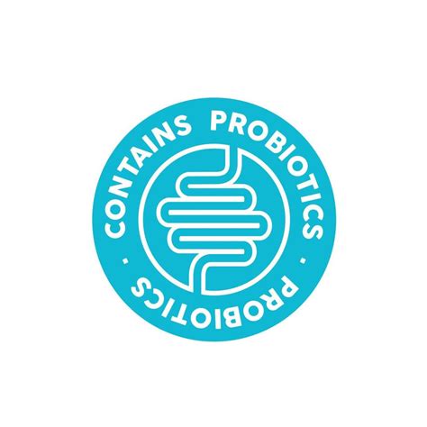 Contains Probiotics Vector Icon Label 21306079 Vector Art At Vecteezy