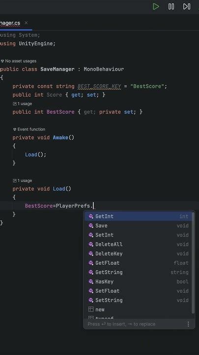 Shorts How To Save Game Data In Unity Using Playerprefs Tutorial