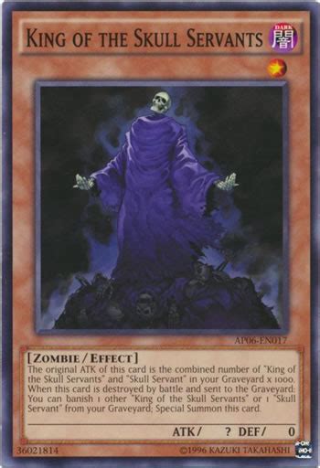 Yu Gi Oh King Of The Skull Servants