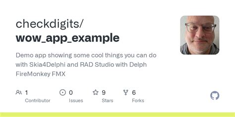 github checkdigits wow app example demo app showing some cool things