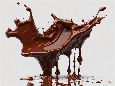Premium Photo Dripping Chocolate