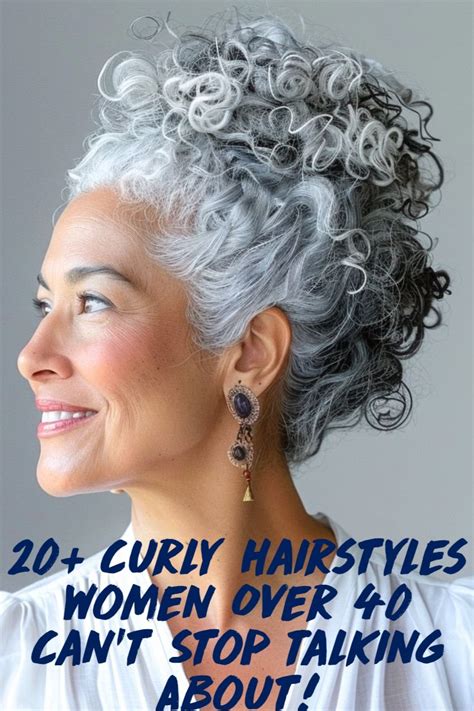 20 Curly Hairstyles Women Over 40 Cant Stop Talking About Kısa Saç