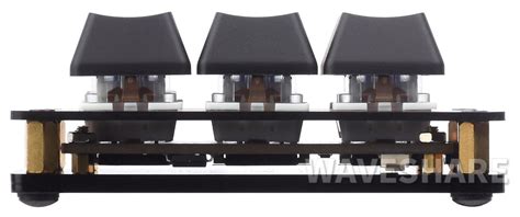 Waveshare Ctrl C V Shortcut Keyboard Basic Version Rp2040 Dual Type