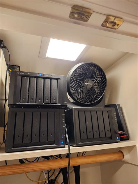 When You Synology Pile Starts Getting Hot Just Rig A Simple Fan Smart