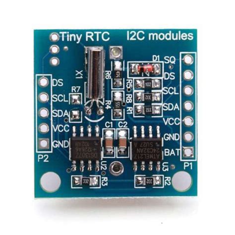 relógio tempo real ds1307 i2c eeprom 24c32 tecnotronics