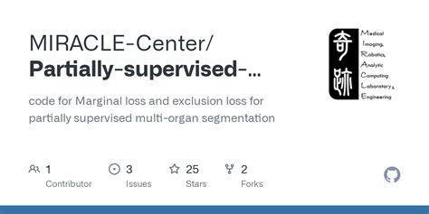 Github Miracle Center Partially Supervised Multi Organ Segmentation Code For Marginal Loss