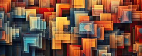 symphony of geometric abstractions intersecting and overlapping
