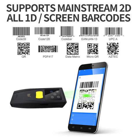 Xincode Mini Pocket Barcode Scanner Reliable 1D 2D