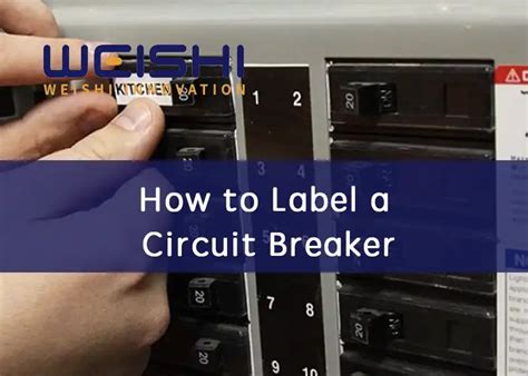 How To Label A Circuit Breaker
