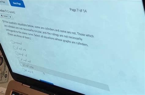 Solved Page Of Ot The Quadratic Equations Below Some Chegg