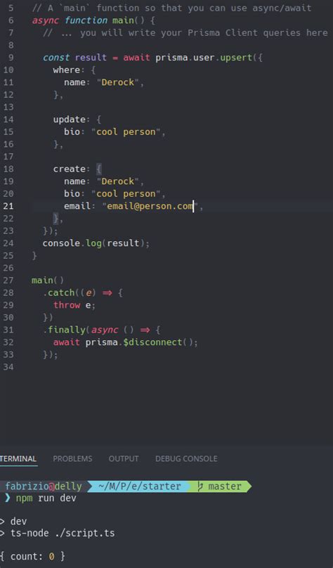 Prisma Client Upsert Returns Count Instead Of Data · Issue 10935