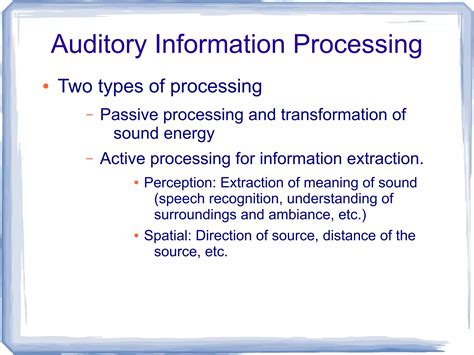 Introduction To Spatial Auditory Processing Pdf