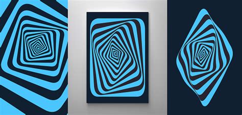 추상 줄무늬 디자인 요소 광학 아트3d 브로셔 연례 보고서 잡지 포스터 프리젠 테이션 전단지 및 배너를위한 벡터 일러스트 레이