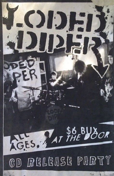 Loded Diper Poster Punk Poster Music Poster Grunge Posters