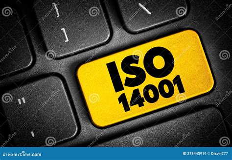 Iso 14001 Concept The International Standard For Environmental