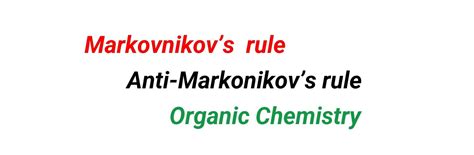 SOLUTION Markownikoff S Anti Markownikoff S Rules Similarities Differences Examples MCQs