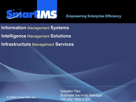 Smart Ims Inc Ppt