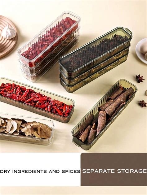 Multi Functional Food Storage Container Spice Rack Household Dumpling