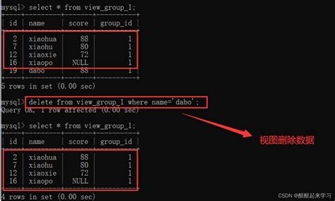 MySQL视图 数据库删除是否还存在视图 CSDN博客