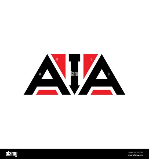 Aia Triangle Letter Logo Design With Triangle Shape Aia Triangle Logo Design Monogram Aia