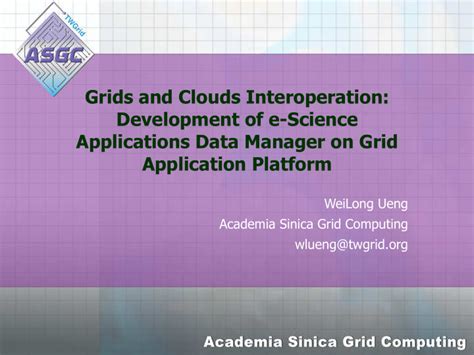 Ppt Grids And Clouds Interoperation Development Of E Science Powerpoint Presentation 893937