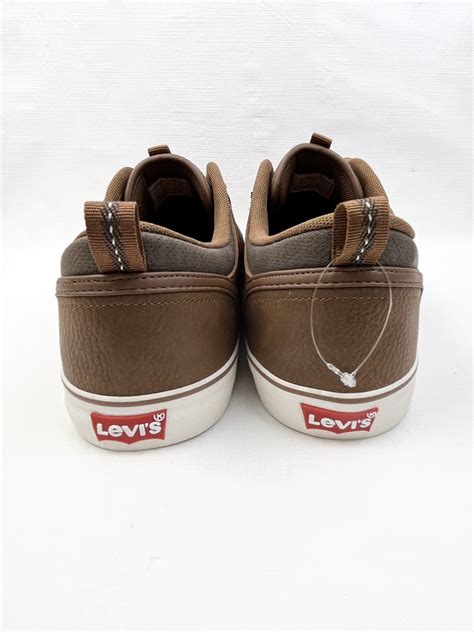 New Levi Mens Size 13 M Alpine Tumbled Wx Tanbrown Lace Up Shoes