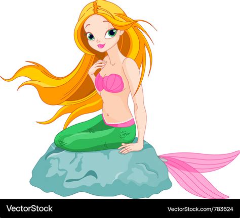 Mermaid Royalty Free Vector Image Vectorstock