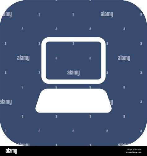 Laptop Flat Icon Stock Vector Image Art Alamy