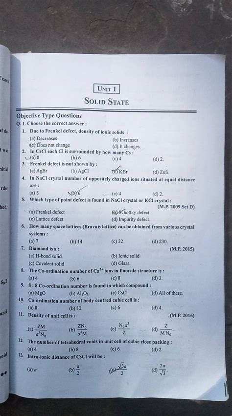 Density Of Unit Cell Is Filo