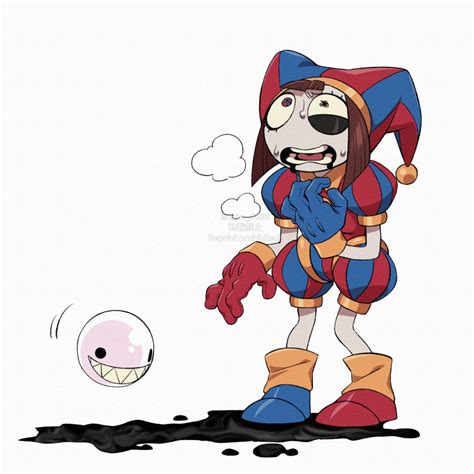 Safebooru 1girl Absurdres Blue Footwear Blue Gloves Blue Headwear Brown Hair Bubble The