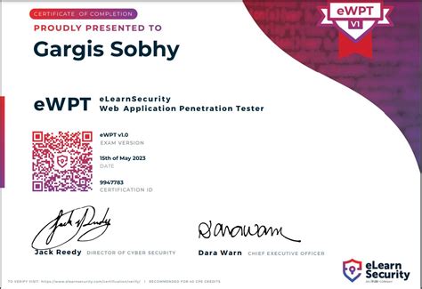 Im Thrilled To Announce That I Have Successfully Passed The Web Penetration Testing Ewpt Exam