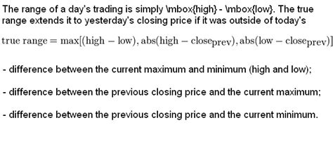 Forex Average True Range Atr