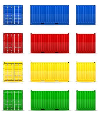 Cargo Container Vector Art Icons And Graphics For Free Download