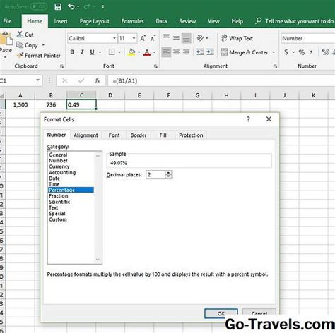 วิธีการทำเปอร์เซ็นต์ใน Excel ทำอย่างไร 2025